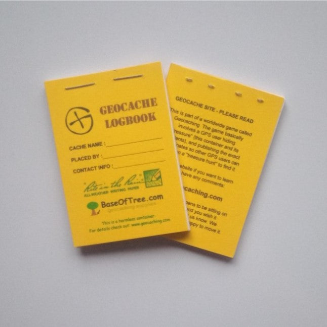 Logbook - RITR - Yellow/white - Various Sizes – BaseOfTree.com